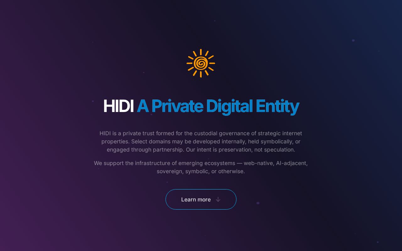 The HIDI Trust